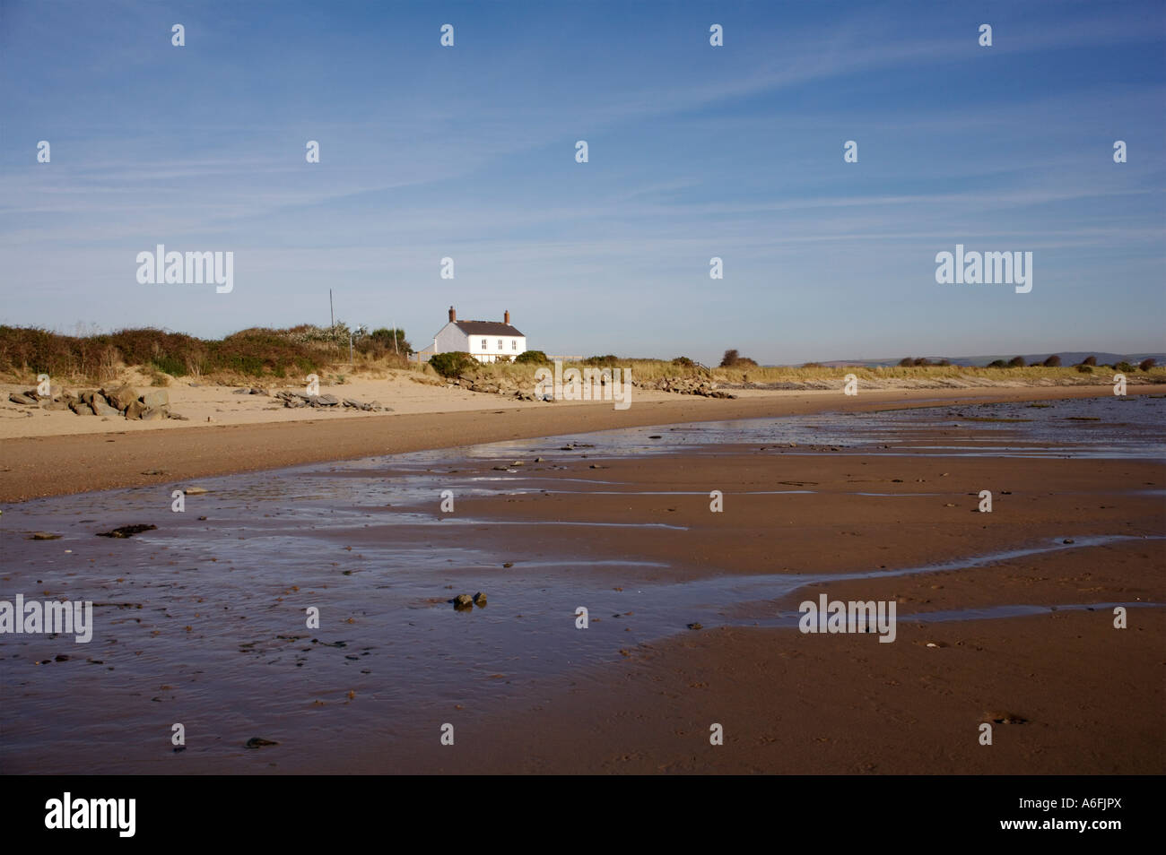 braunton burrows biosphere devon image Stock Photo - Alamy