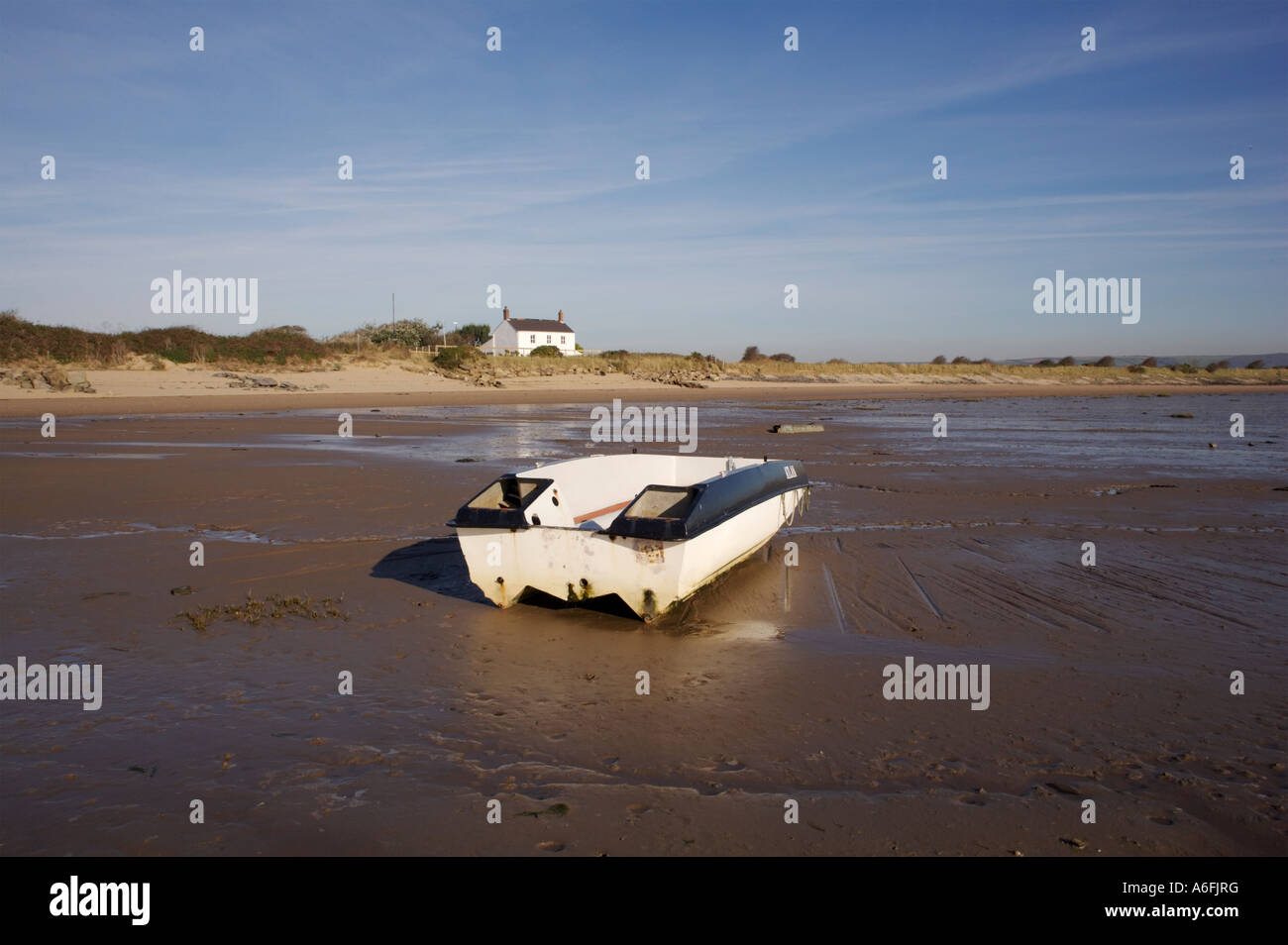 braunton burrows biosphere devon image Stock Photo - Alamy