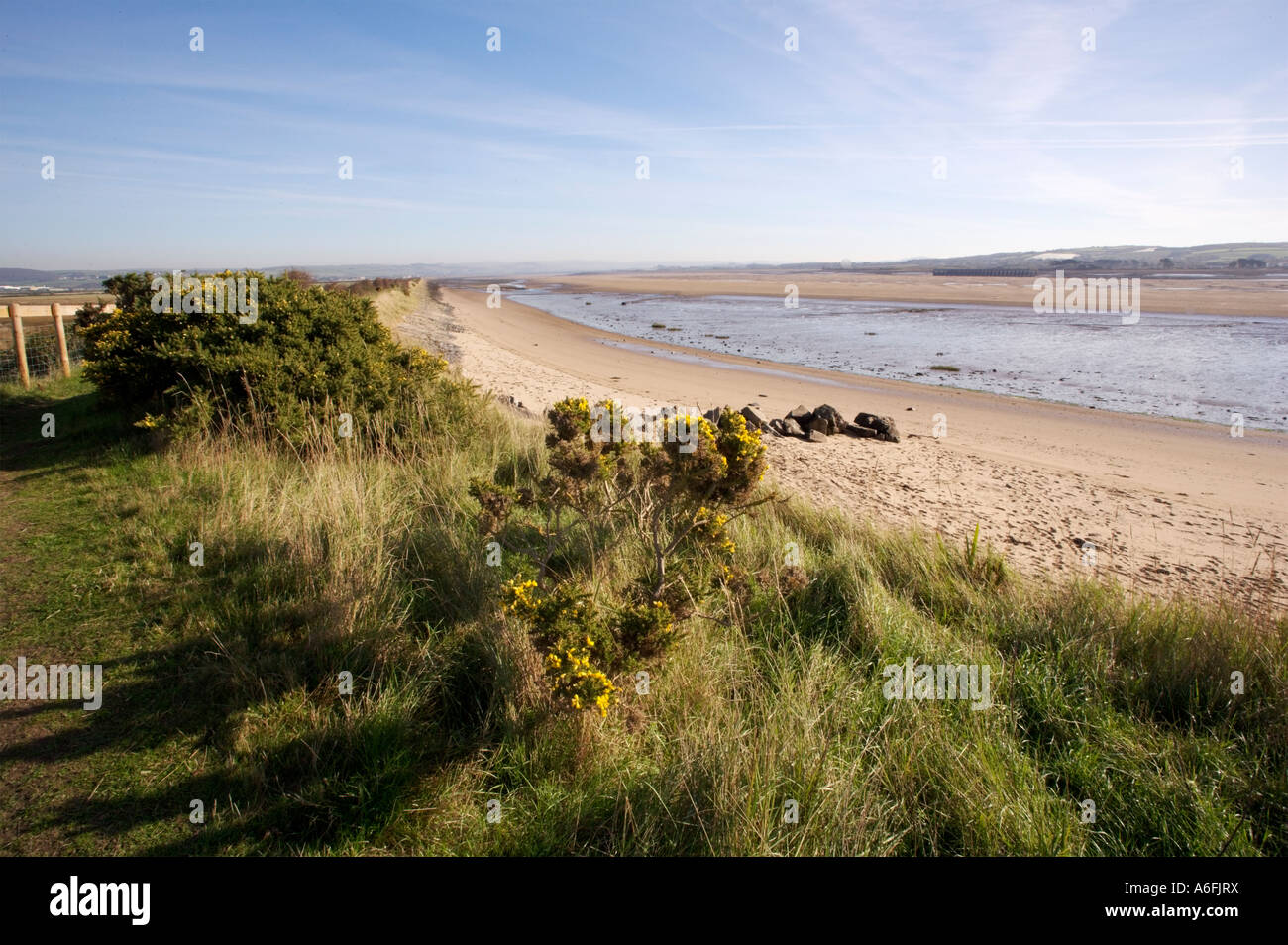 braunton burrows biosphere devon image Stock Photo - Alamy