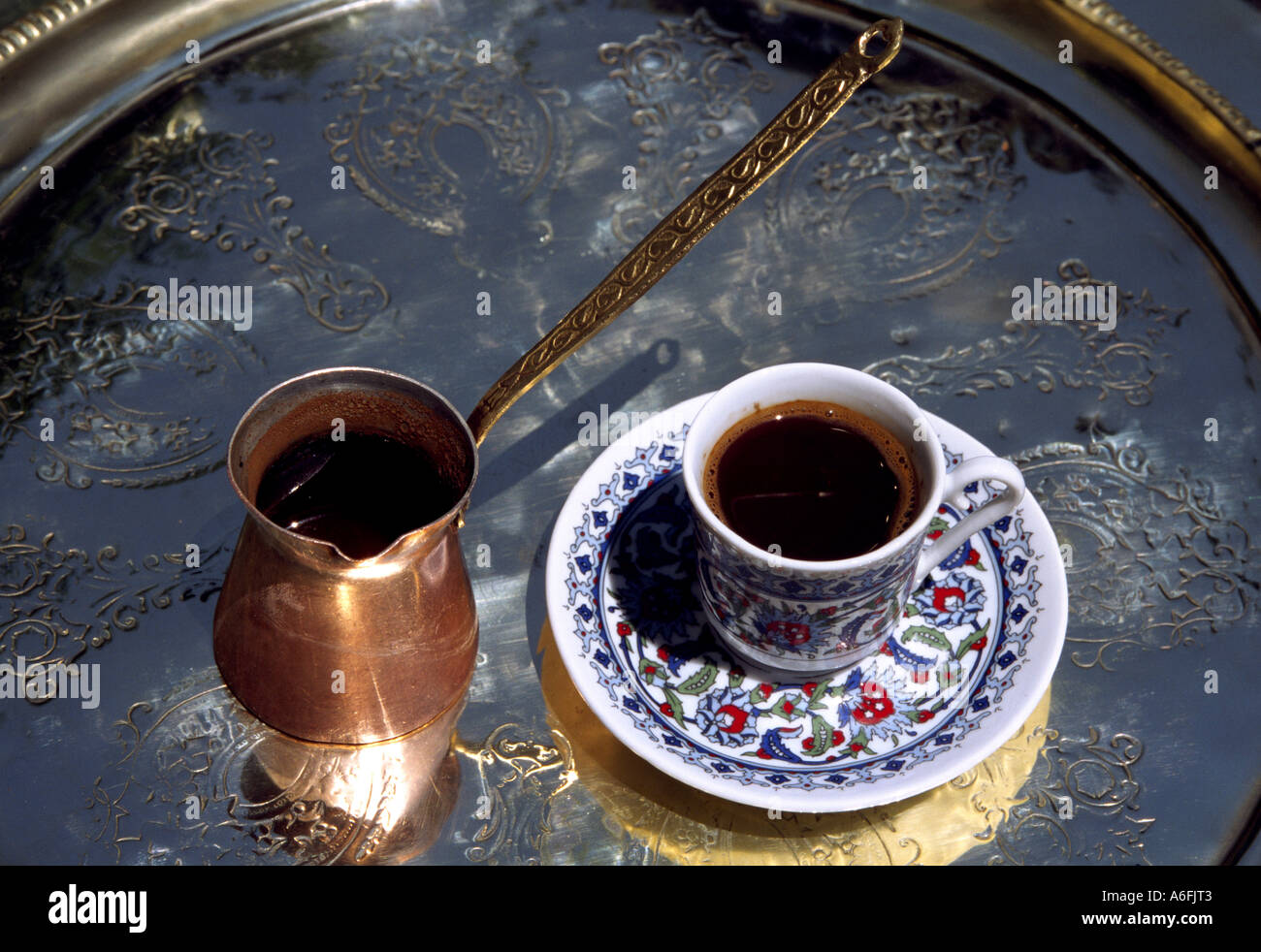 Turkey Istanbul Turkish Coffee Stock Photo - Alamy