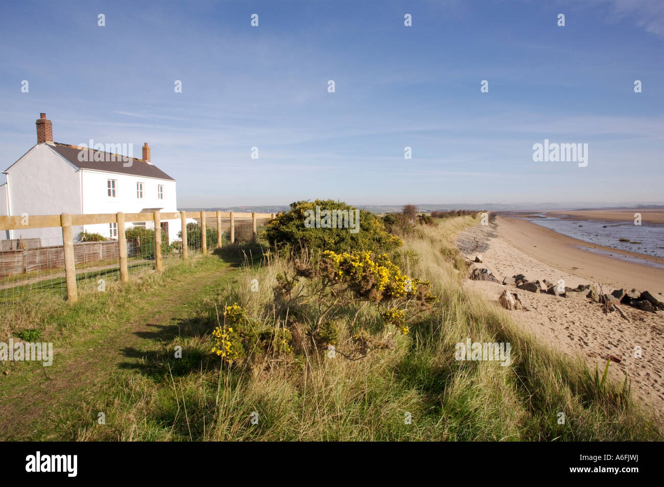 braunton burrows biosphere devon Stock Photo - Alamy