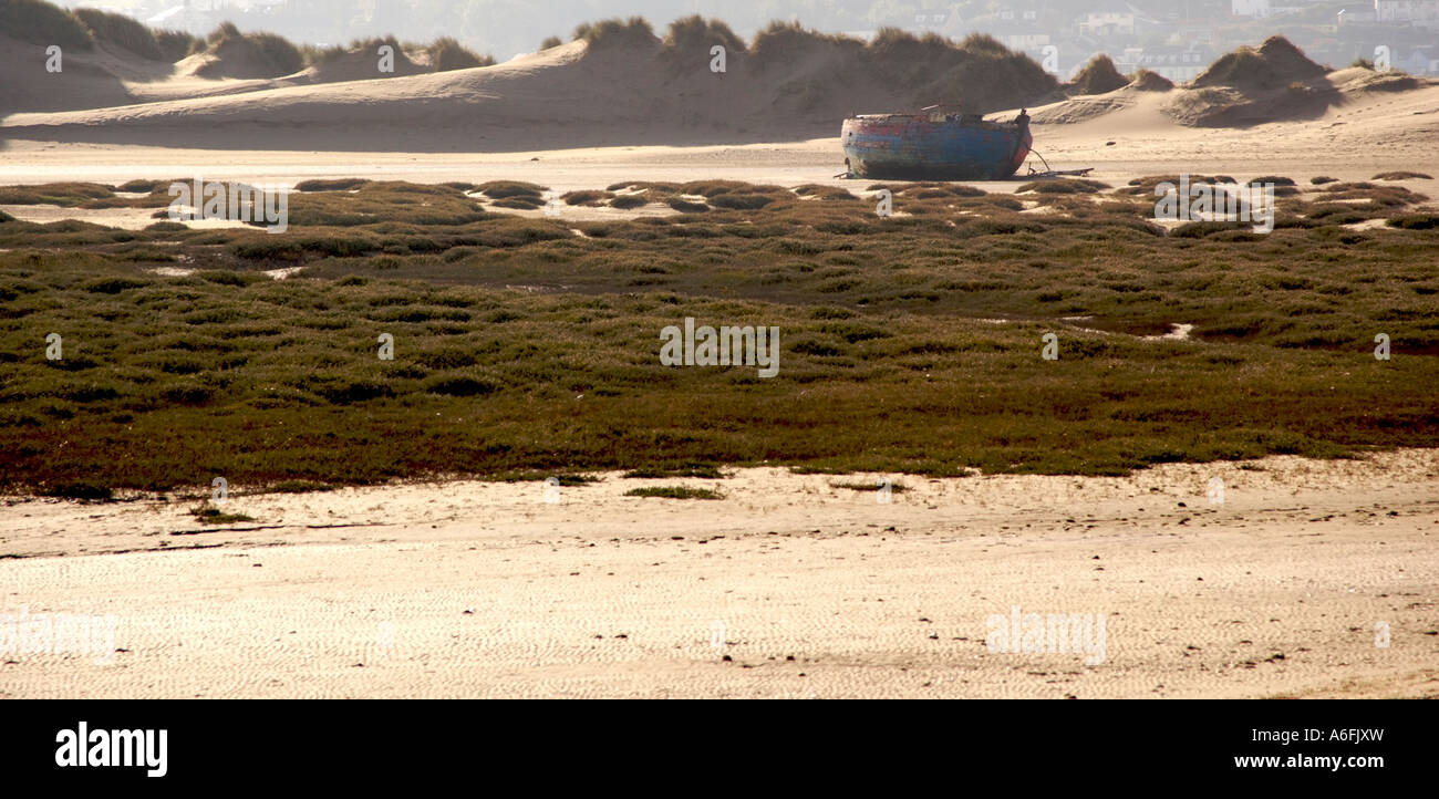braunton burrows biosphere devon Stock Photo - Alamy