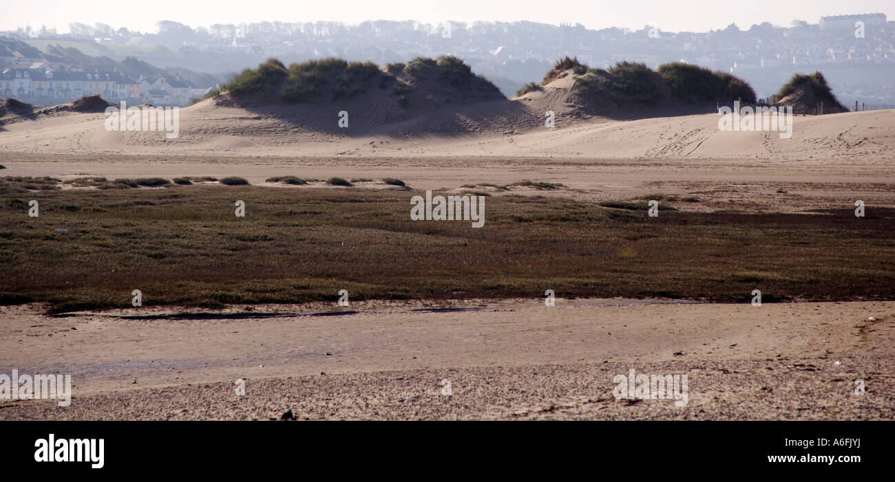 braunton burrows biosphere devon Stock Photo - Alamy