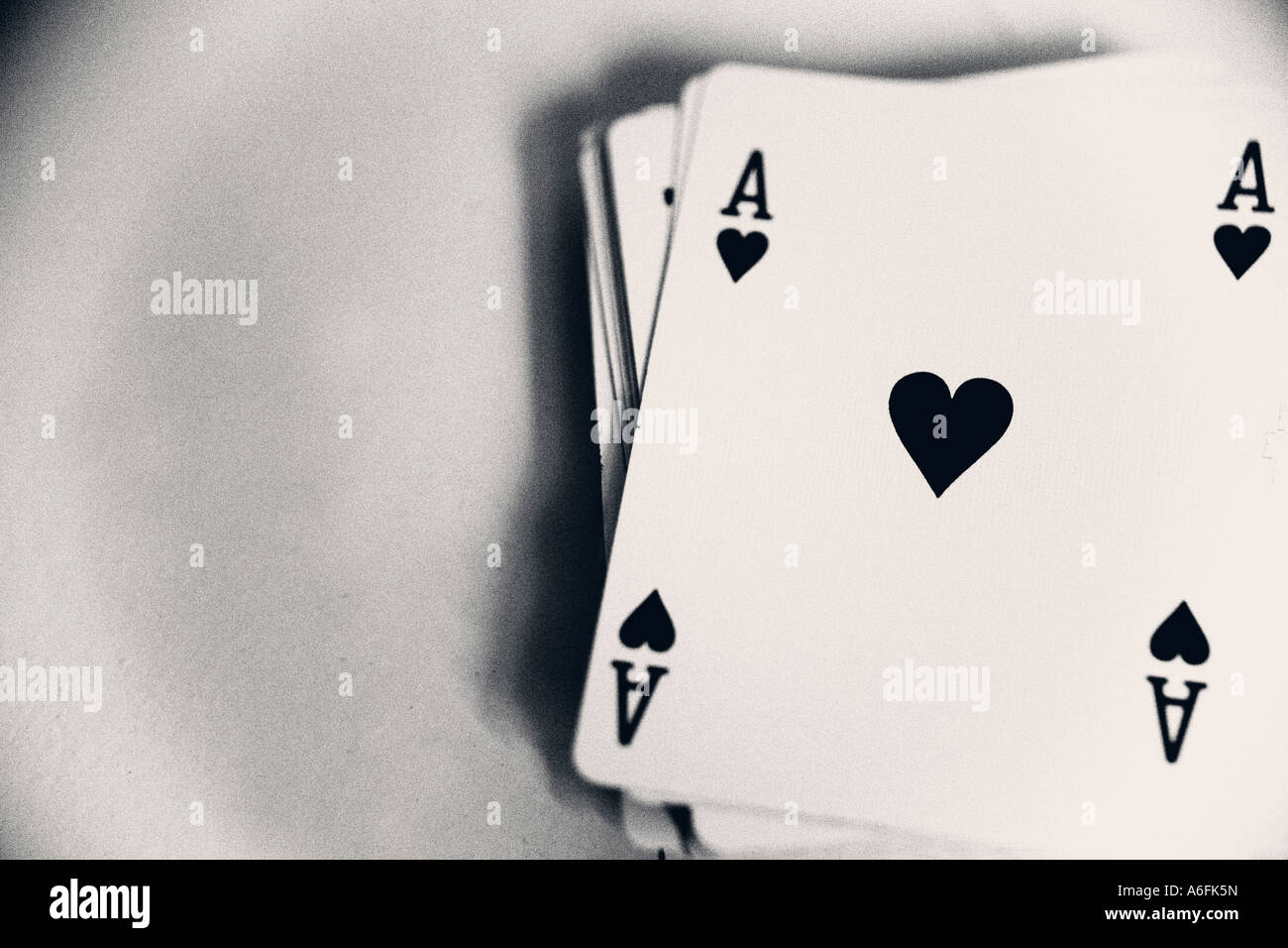 deck of playing cards - ace Stock Photo - Alamy