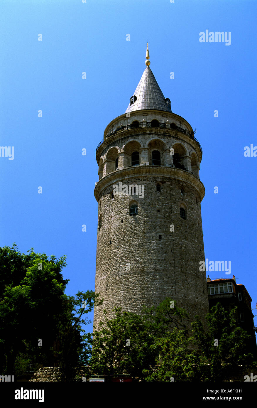 Turkey Istanbul Beyoglu Galata Tower Stock Photo - Alamy