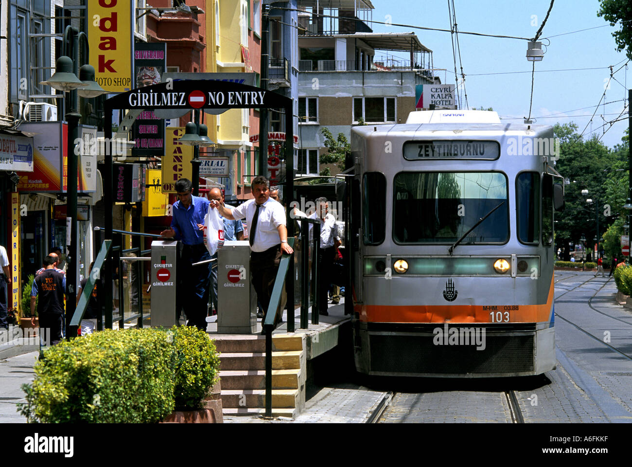 Turkey Istanbul Tramway Stock Photo - Alamy