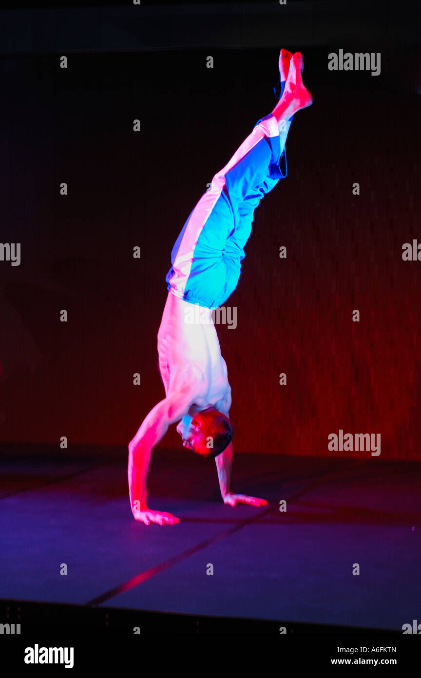 Man stand hands down hi-res stock photography and images - Alamy