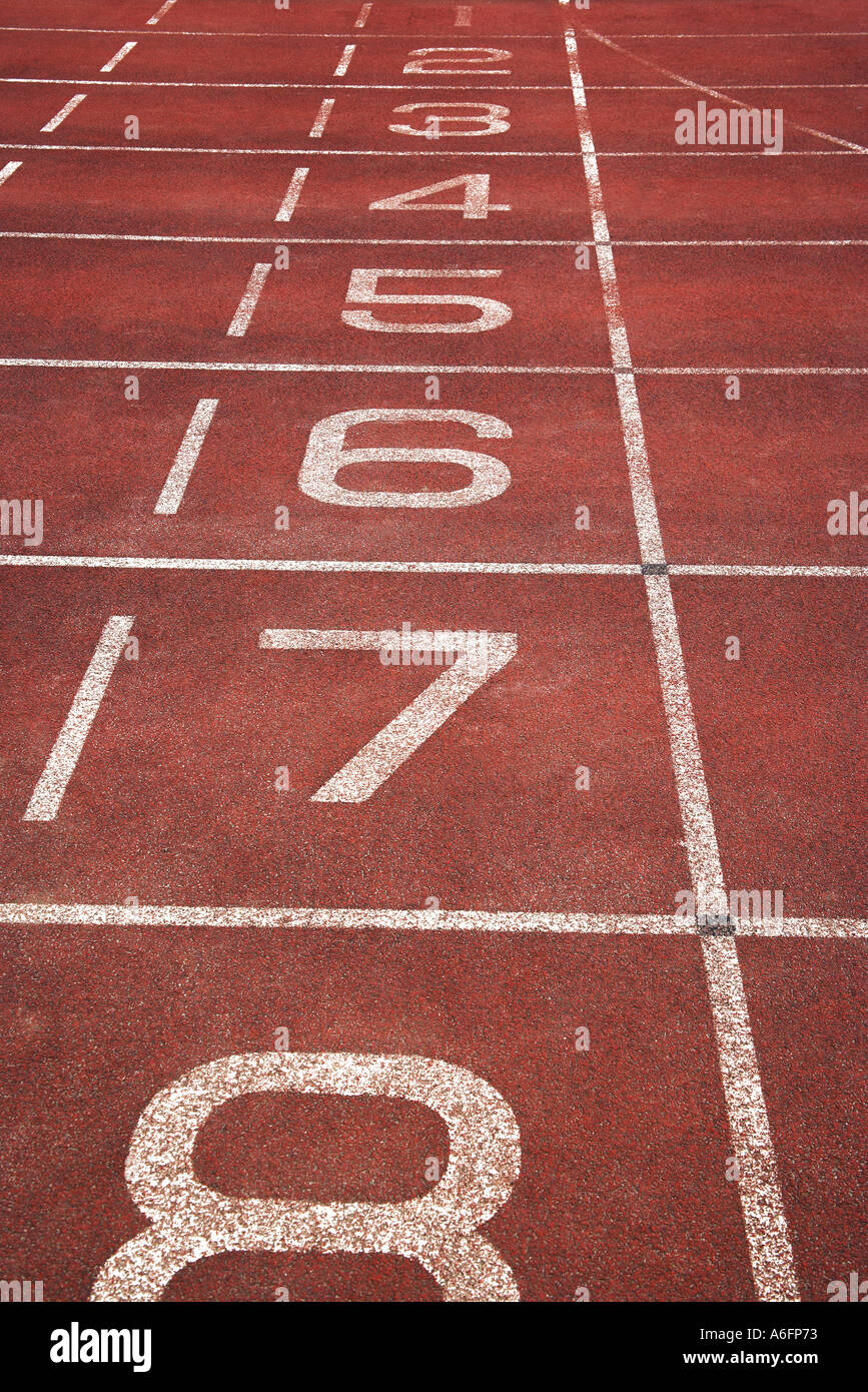 Athletics track on your marks hi-res stock photography and images - Alamy