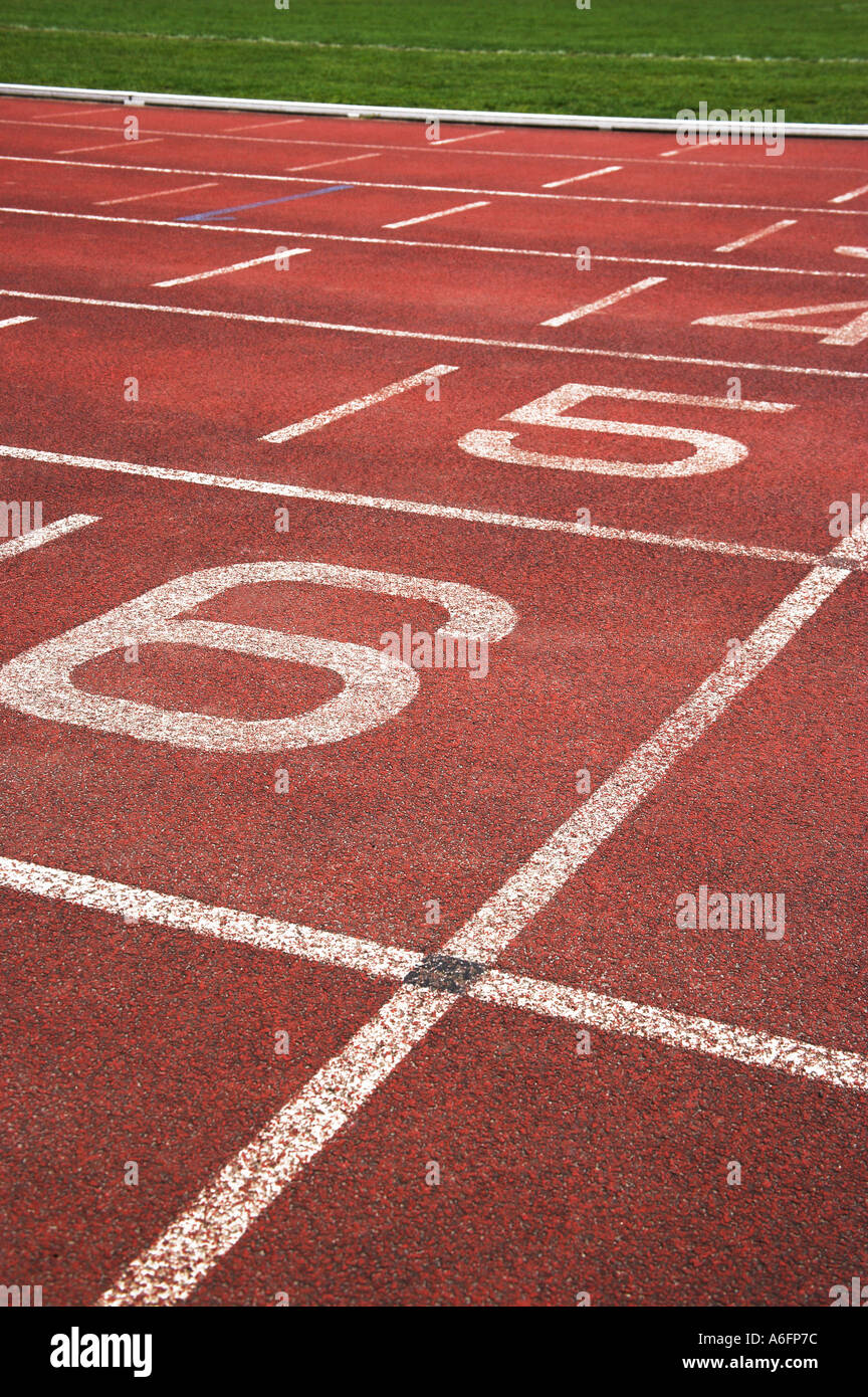 Athletics track on your marks hi-res stock photography and images - Alamy
