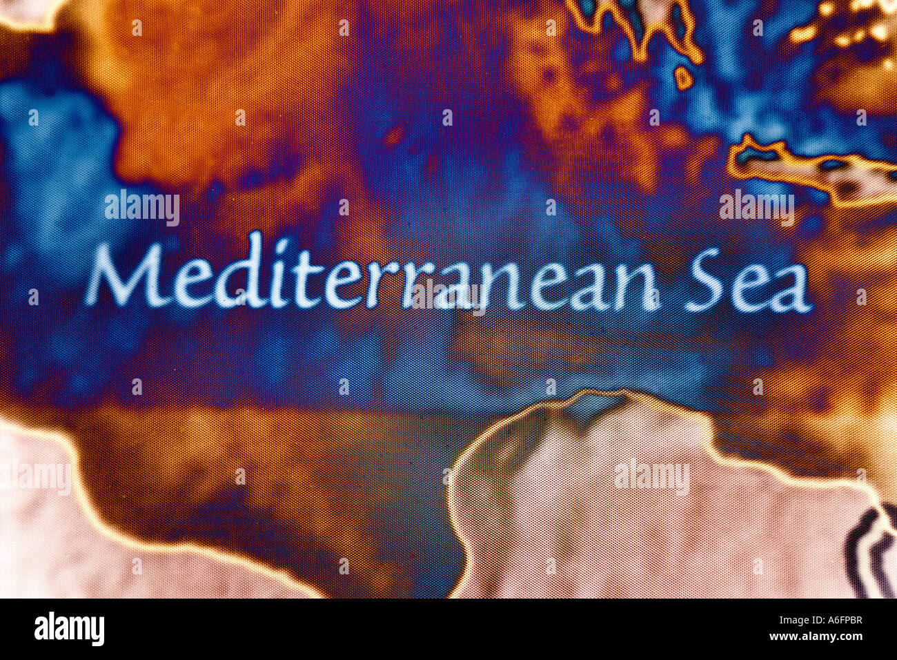 Mediterranean region map hi-res stock photography and images - Alamy