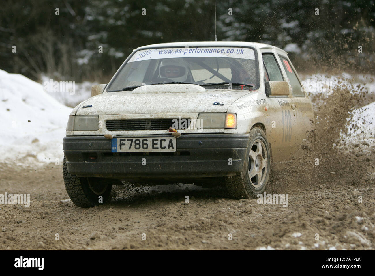 Winter Rallying, Nova style Stock Photo - Alamy
