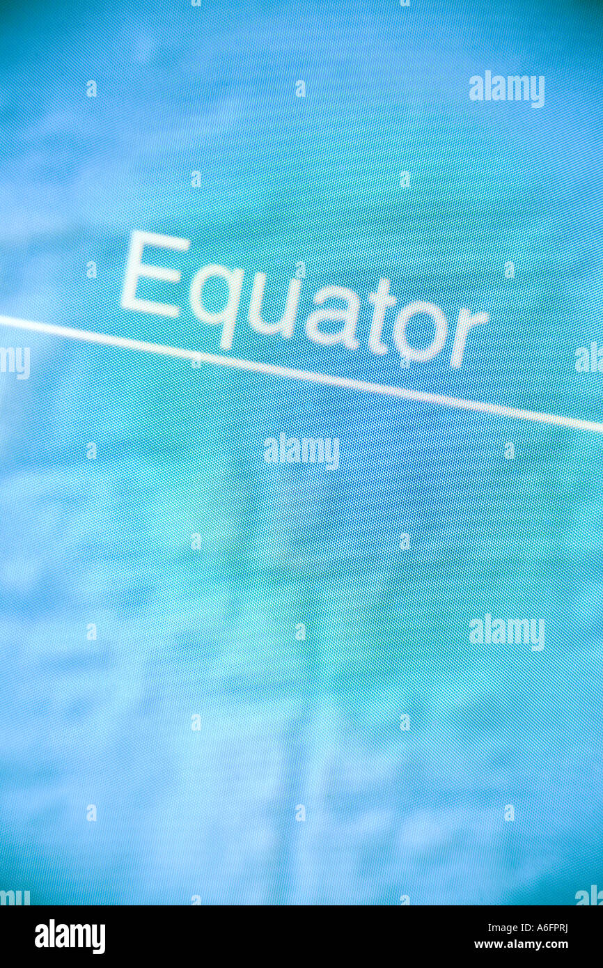 Equator map hi-res stock photography and images - Alamy