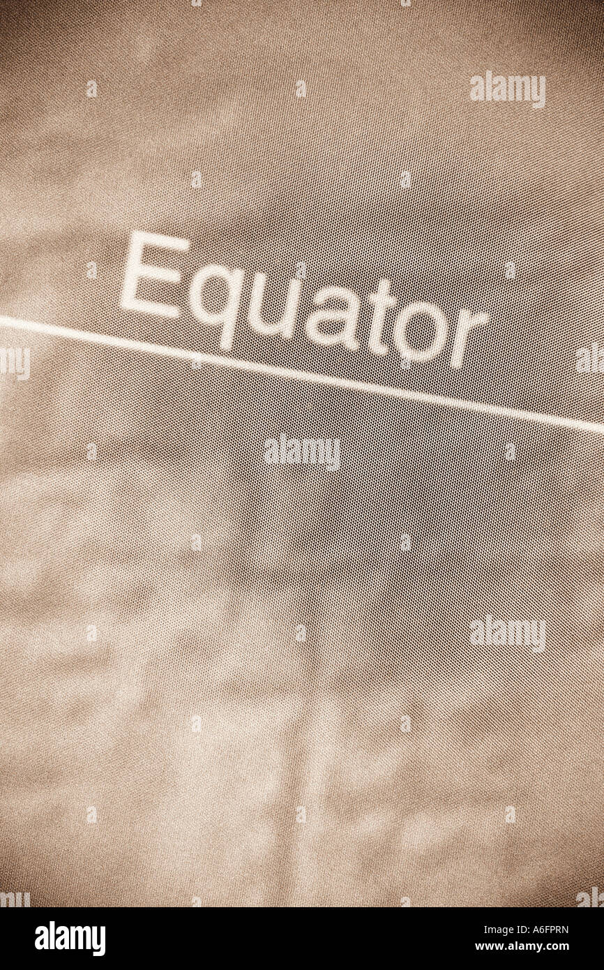 Equator map hi-res stock photography and images - Alamy