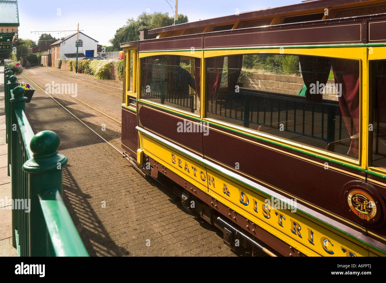 england devon seaton colyford tramway colyford station Stock Photo - Alamy