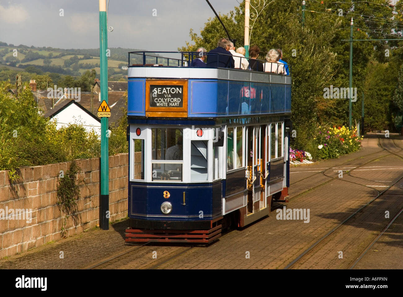 england devon seaton colyford tramway colyford station Stock Photo - Alamy