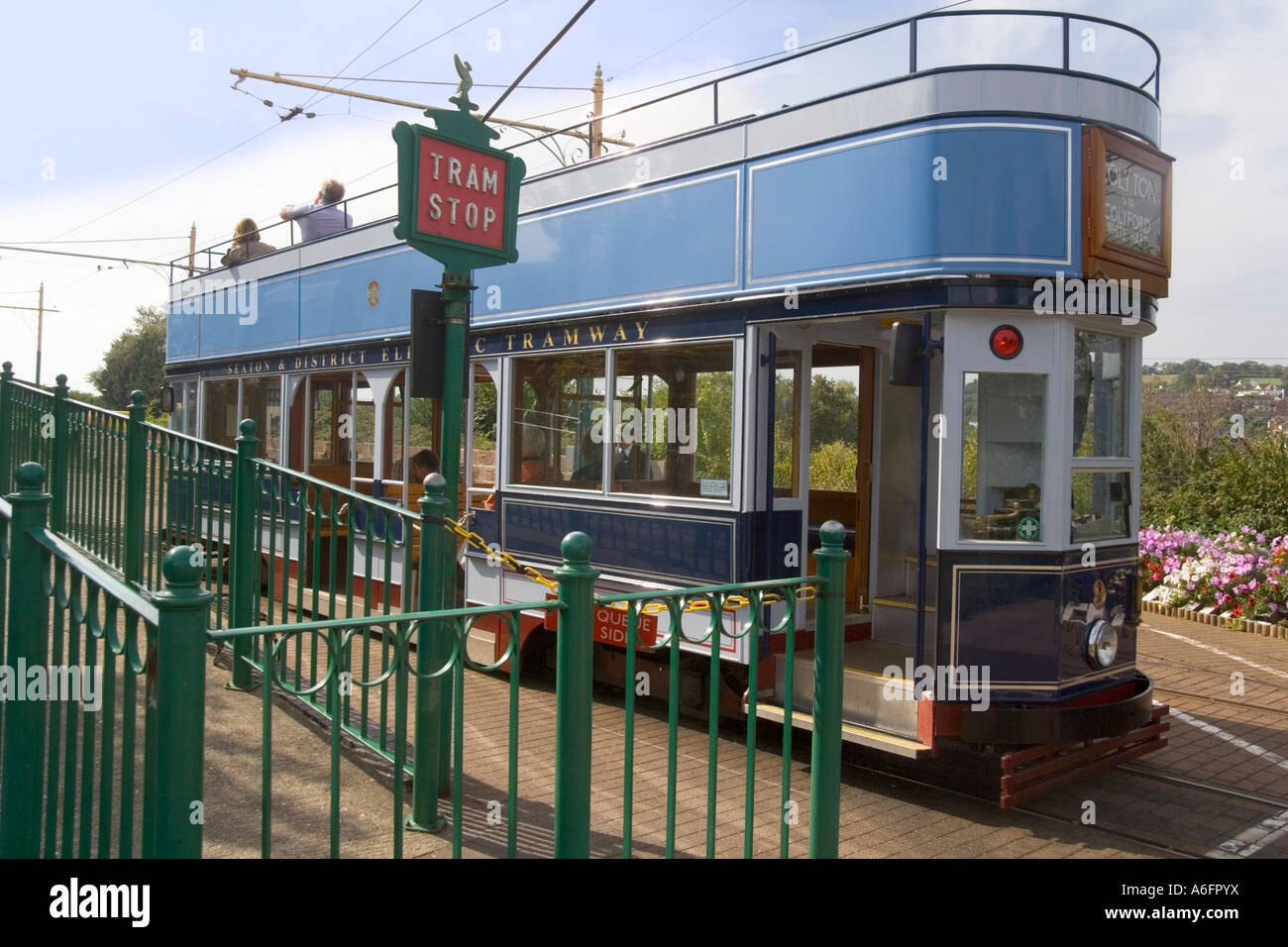 Seaton tram railway hi-res stock photography and images - Alamy