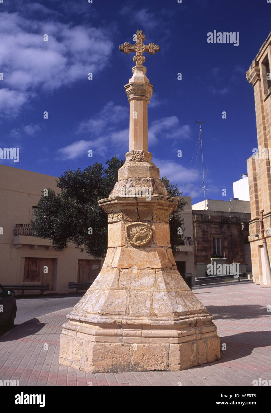 Cross, Mgarr, Malta Stock Photo - Alamy
