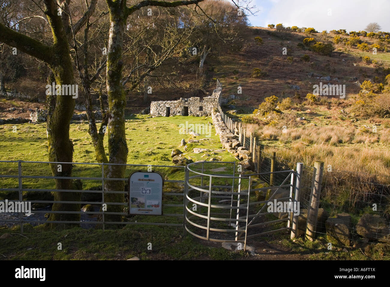 Entrance to St Cybi's holy well Ffynnon Gybi and caretakers cottage on ...