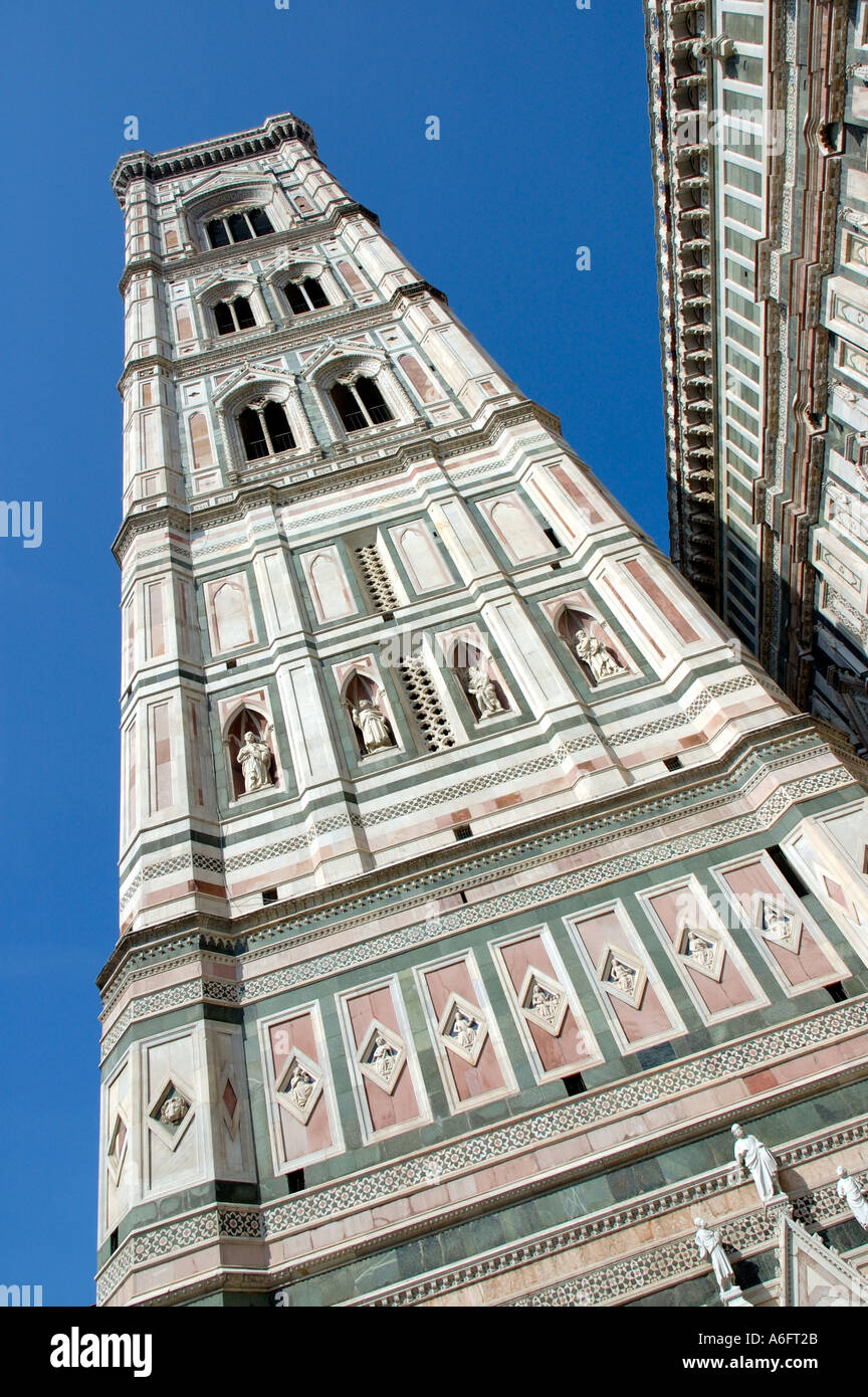 Tower Campanile of Duomo Cathedral Tuscan Gothic Romanesque ...