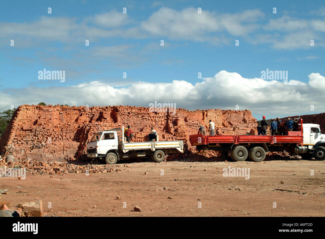 Paarl Brickworks factory in the western Cape South Africa RSA employees ...