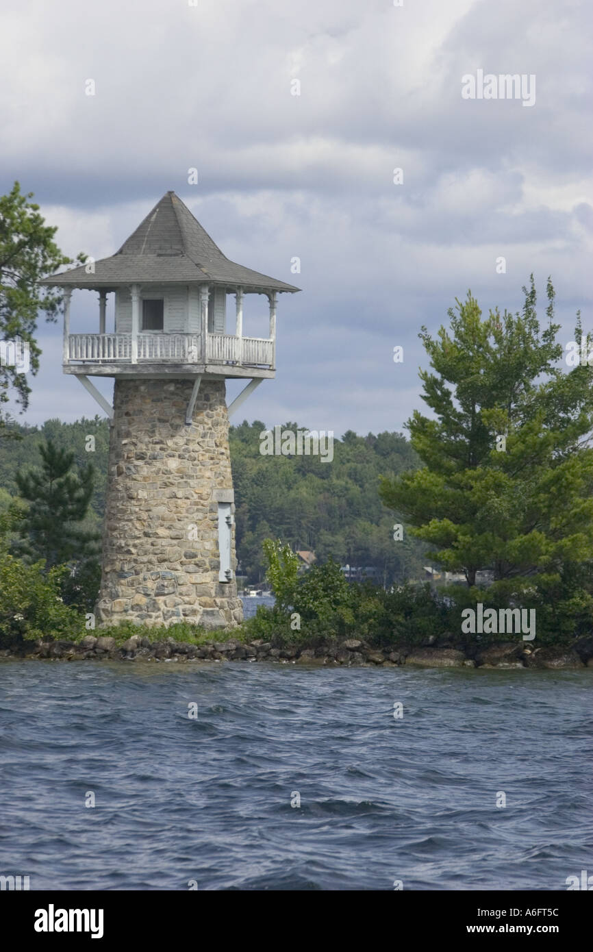 Spindle Point light house on Lake Winnipesaukee New Hampshire Stock ...