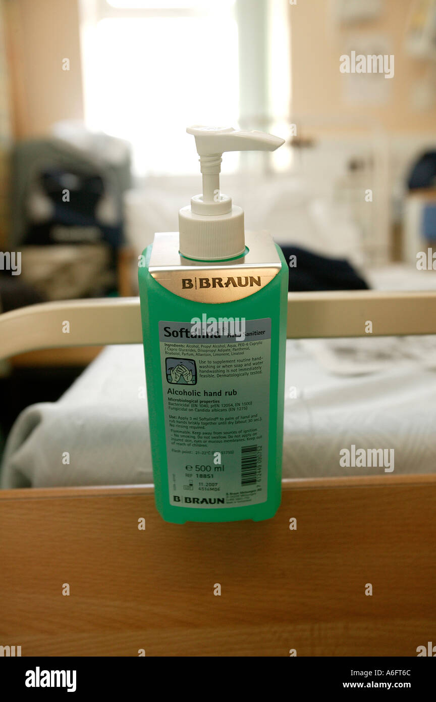 Hospital ward hand wash Stock Photo - Alamy