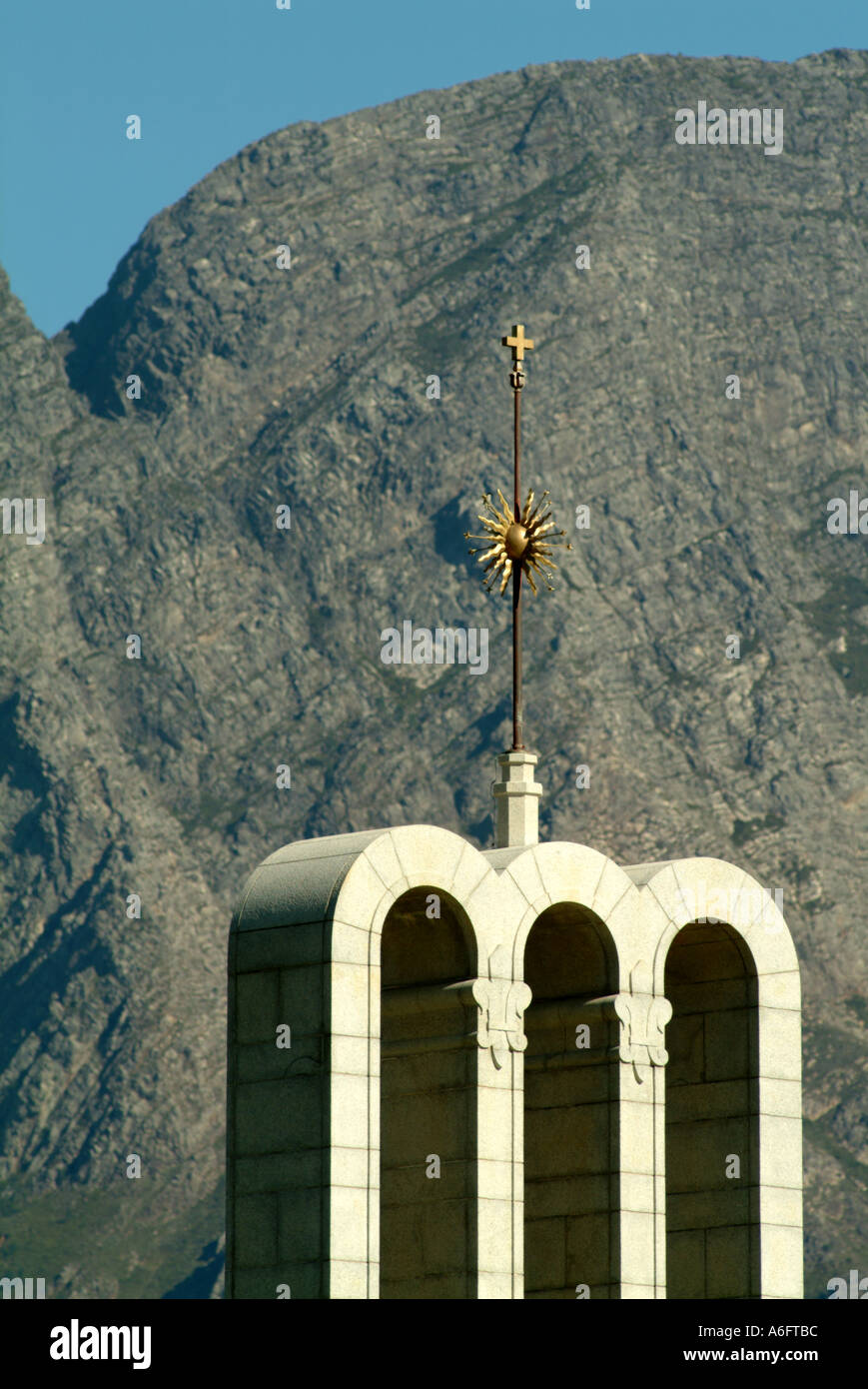 Huguenot Monument in the wine town of Franschhoek Western Cape South ...