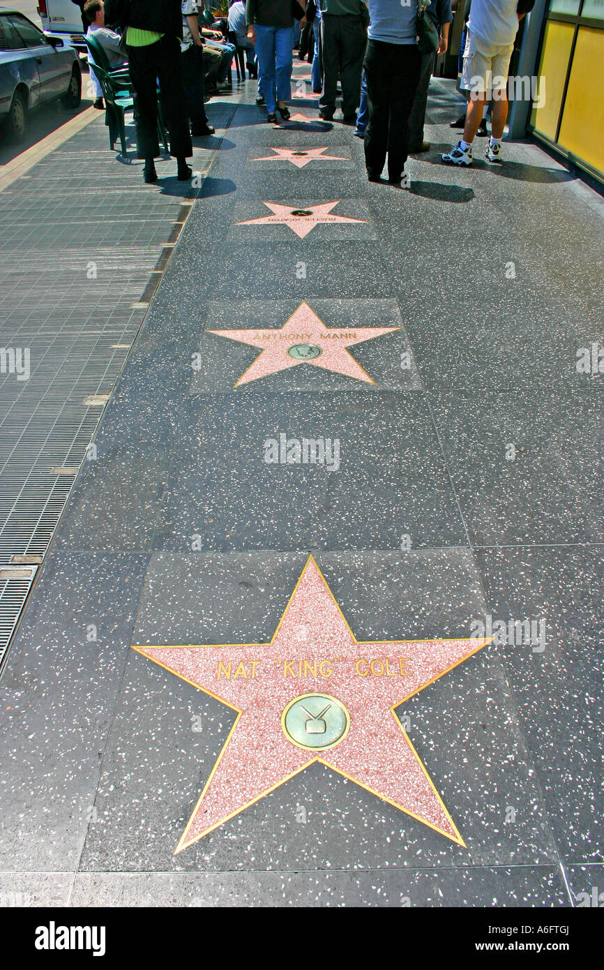 Walk of the Stars Hollywood California Stock Photo - Alamy