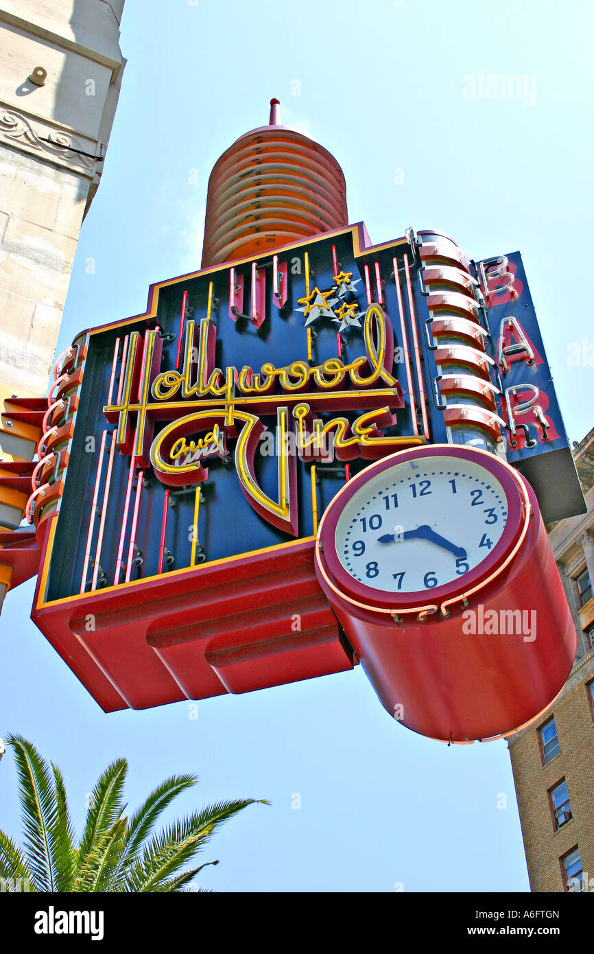 Hollywood and vine sign hi-res stock photography and images - Alamy