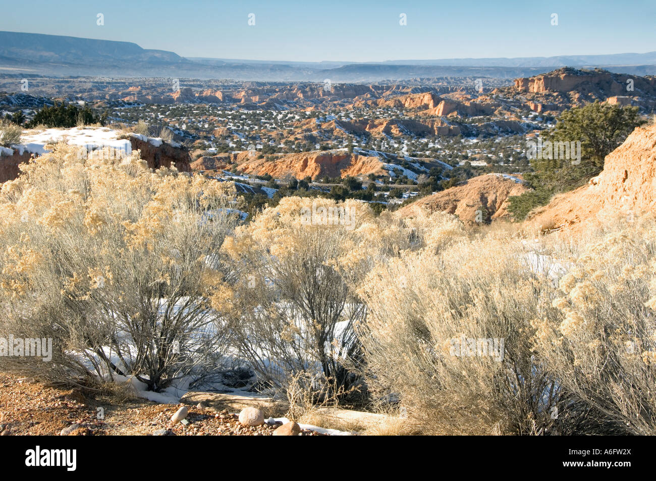 Rio Grande valley view, New Mexico Stock Photo - Alamy
