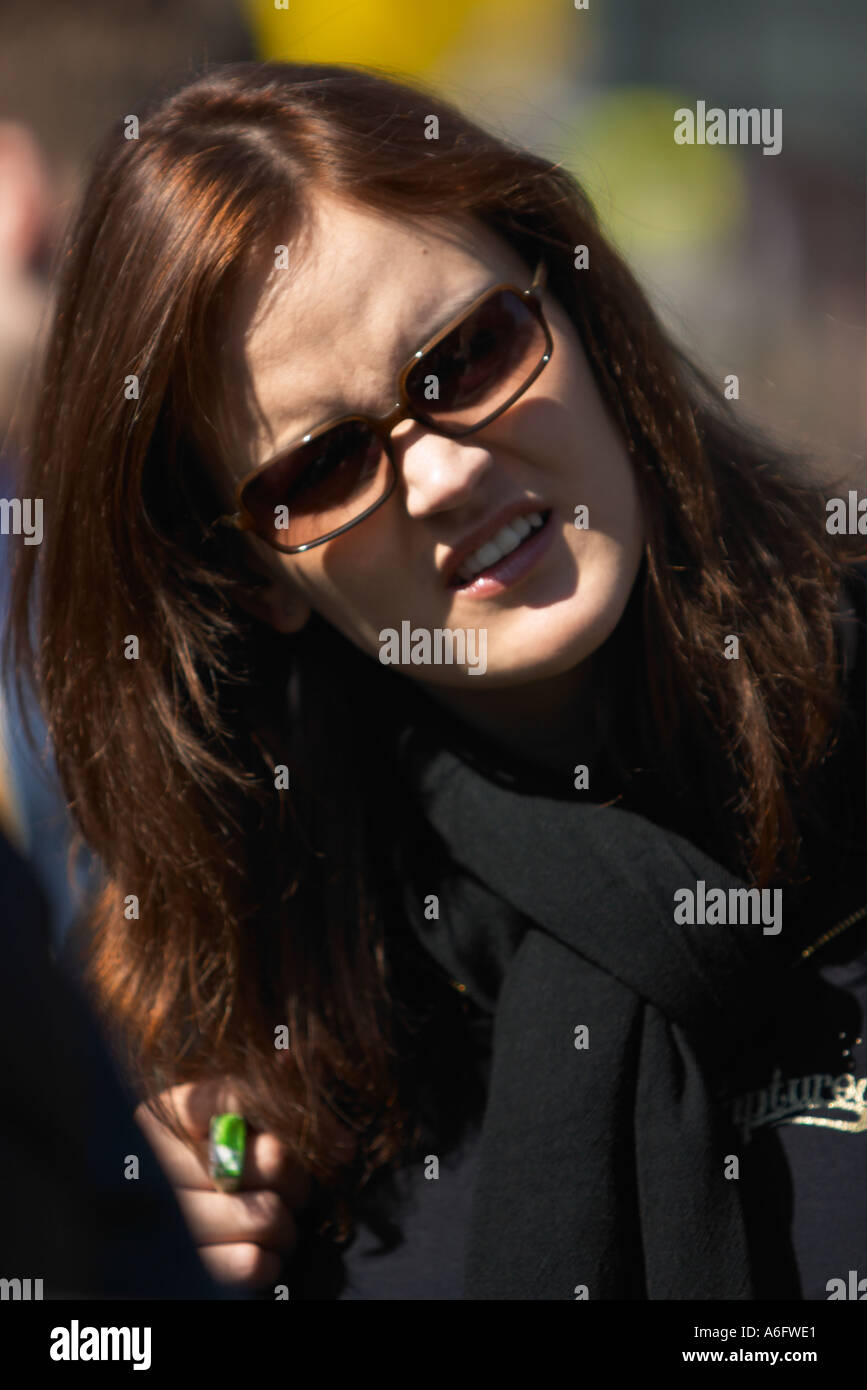 London Marathon Spectator Stock Photo - Alamy