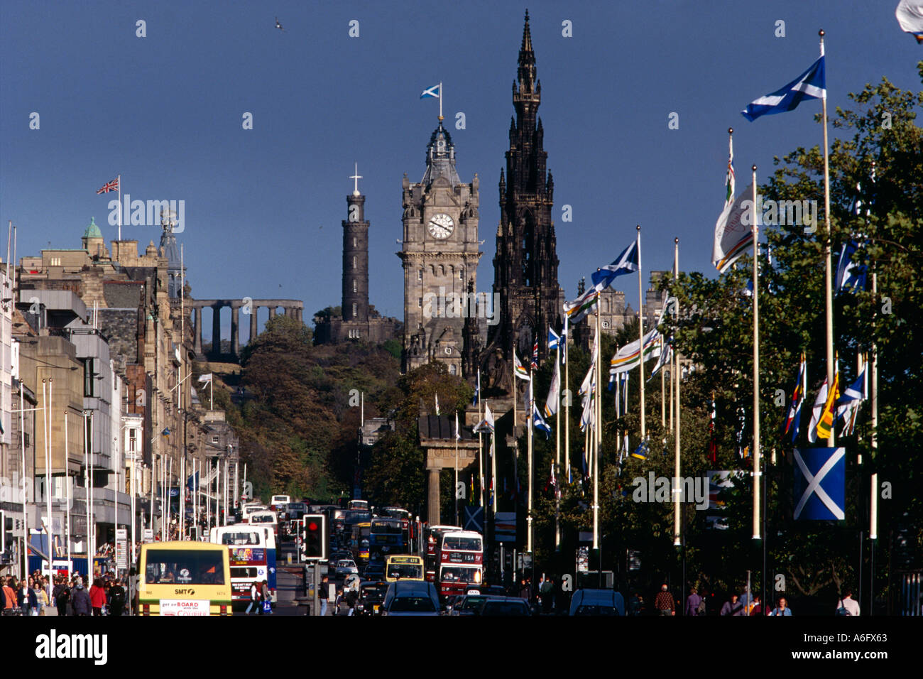 Princess Street, Edinburgh Stock Photo - Alamy