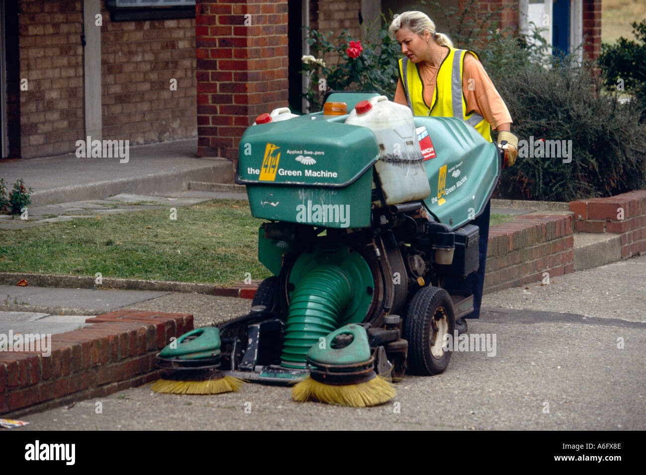 Woman working local council hi-res stock photography and images - Alamy