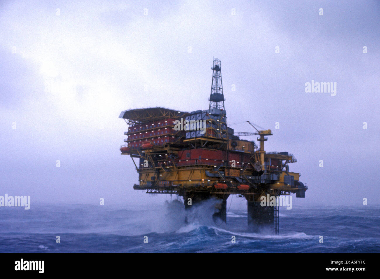 Brent Delta North Sea Stock Photo - Alamy