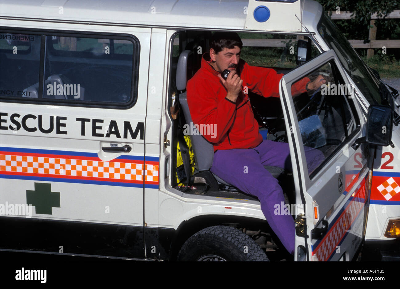 Kendal Mountain Rescue Ambulance Lake District United Kingdom Stock ...