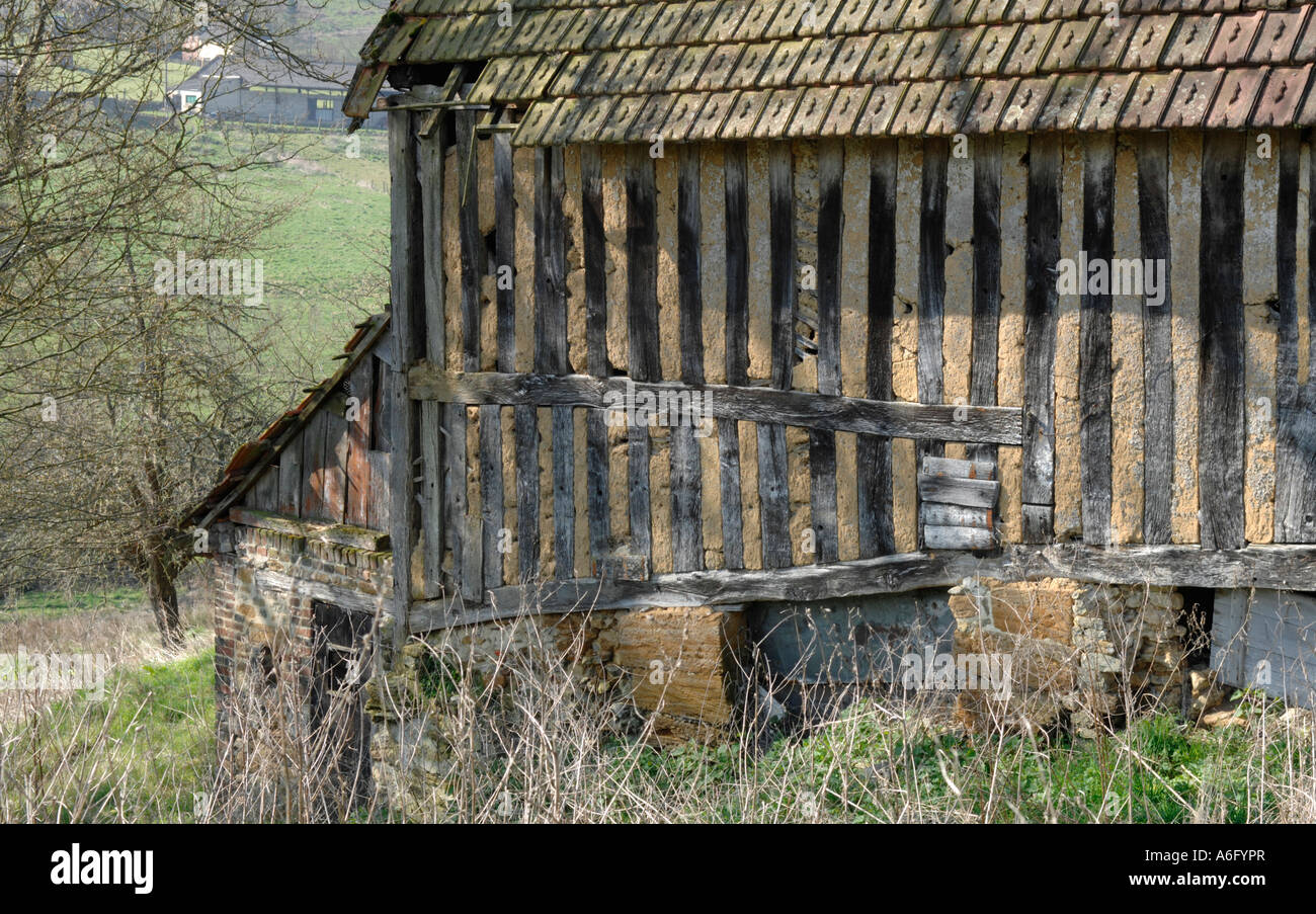 Colombage building in france hi-res stock photography and images - Alamy