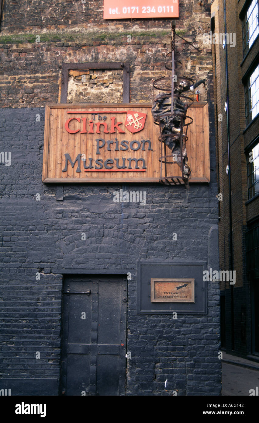 Picture of the Clink Prison Museum in Southwark distict of London Stock ...