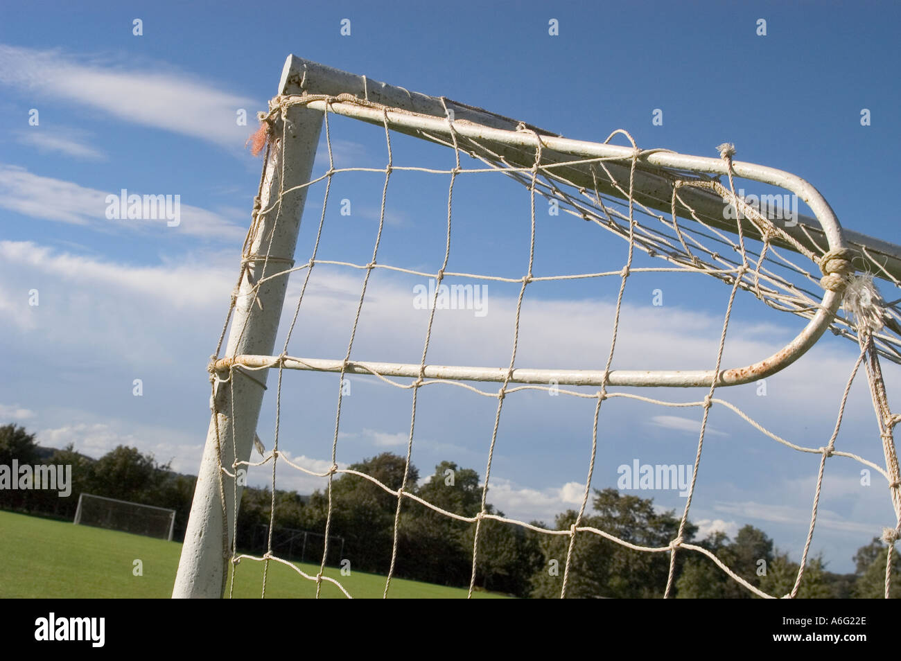 Football goal post top hi-res stock photography and images - Alamy