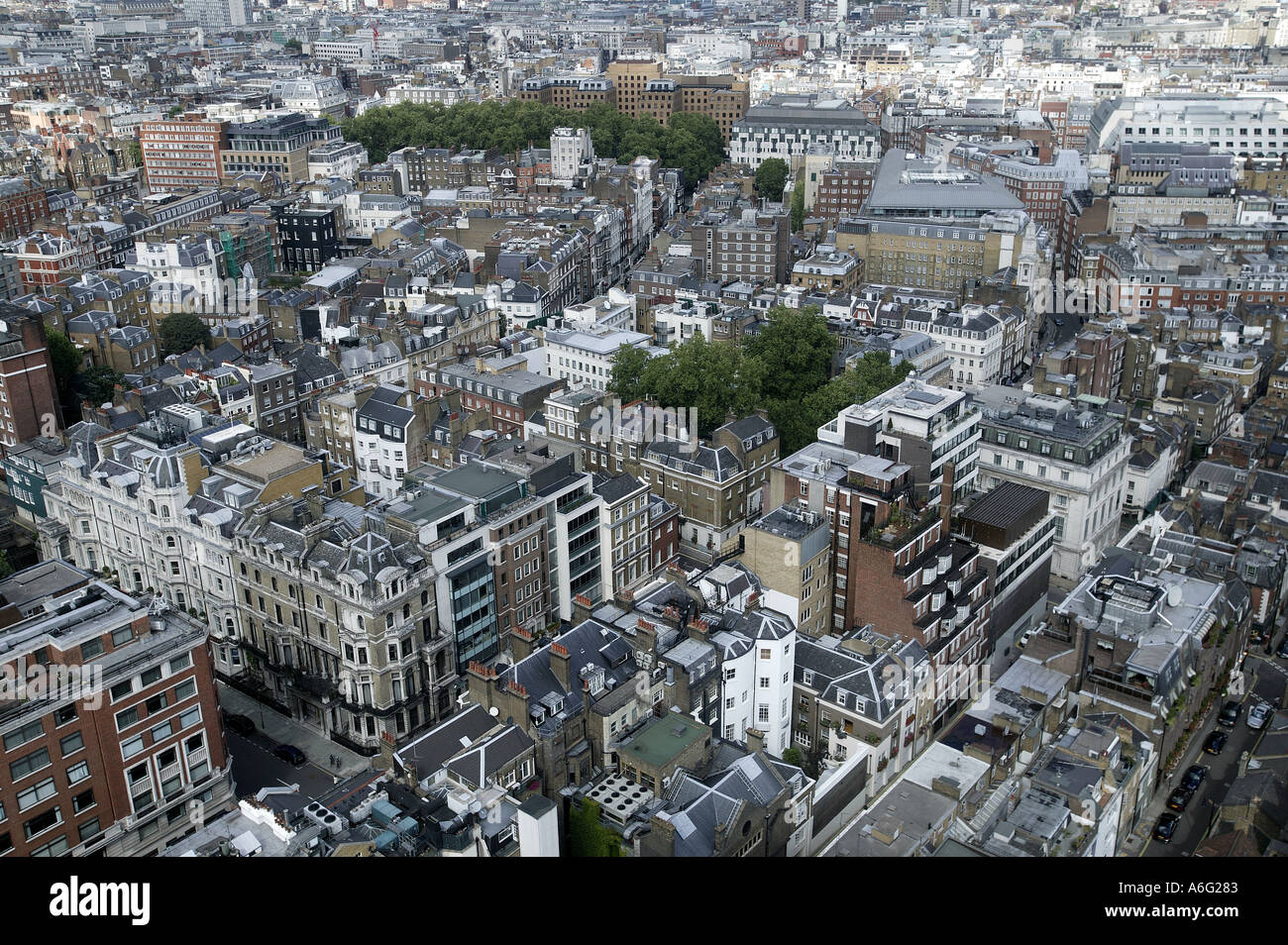 View of London from Windows bar at the top of the Hilton Hotel Stock ...