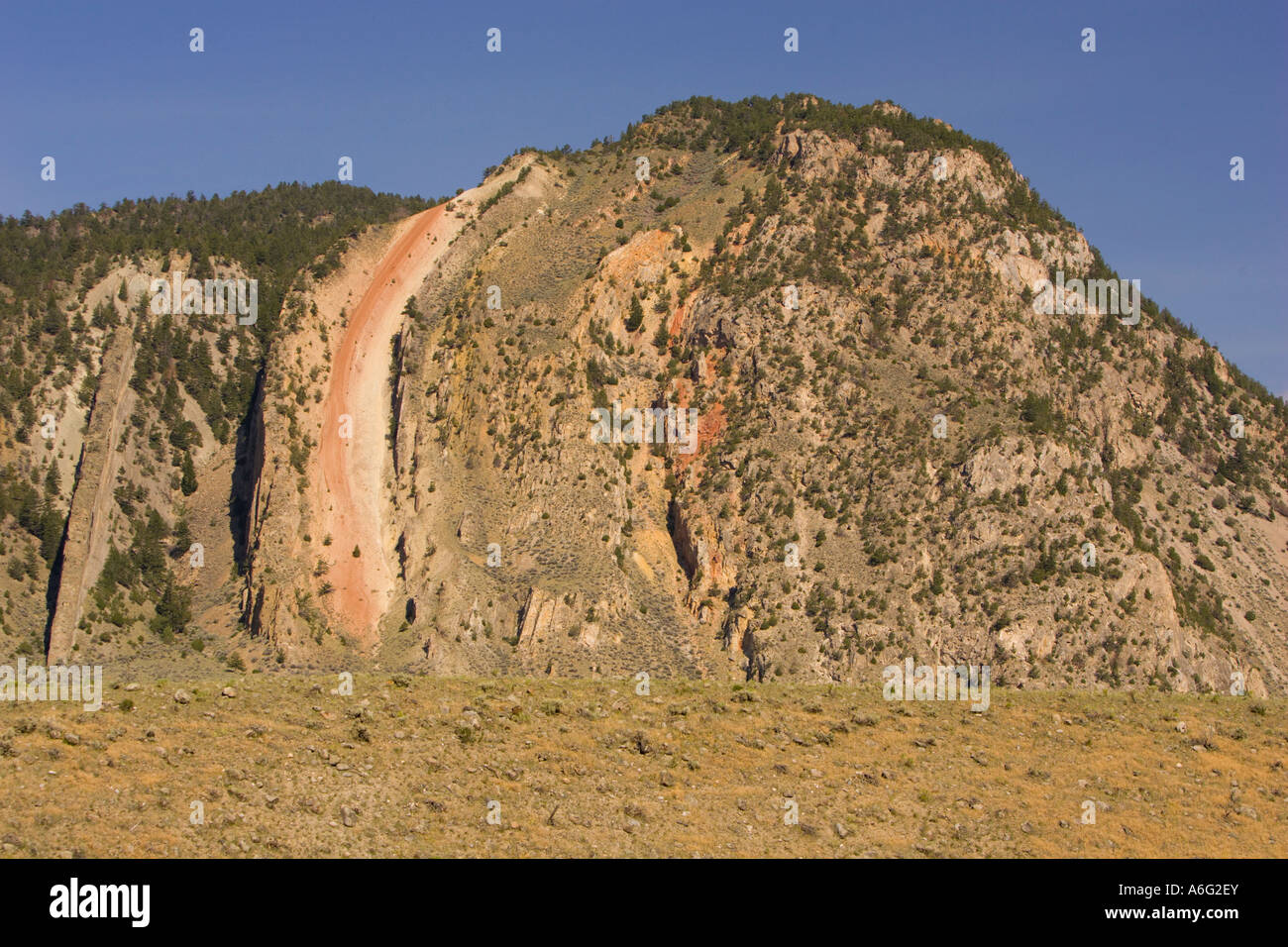 Devil Slide Paradise Valley The rock layers were raised and tilted by ...
