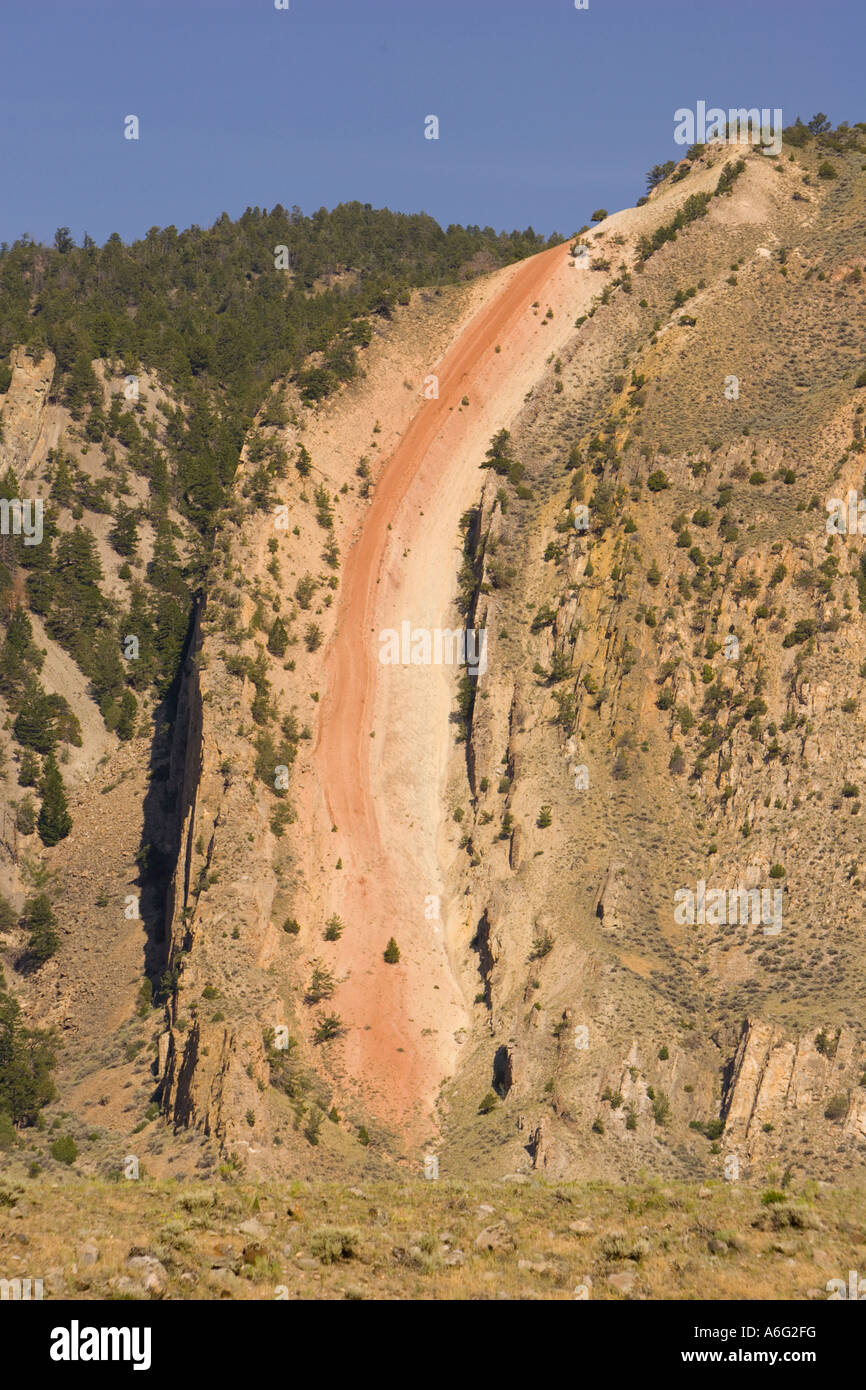 Devil Slide Paradise Valley Montana Stock Photo - Alamy