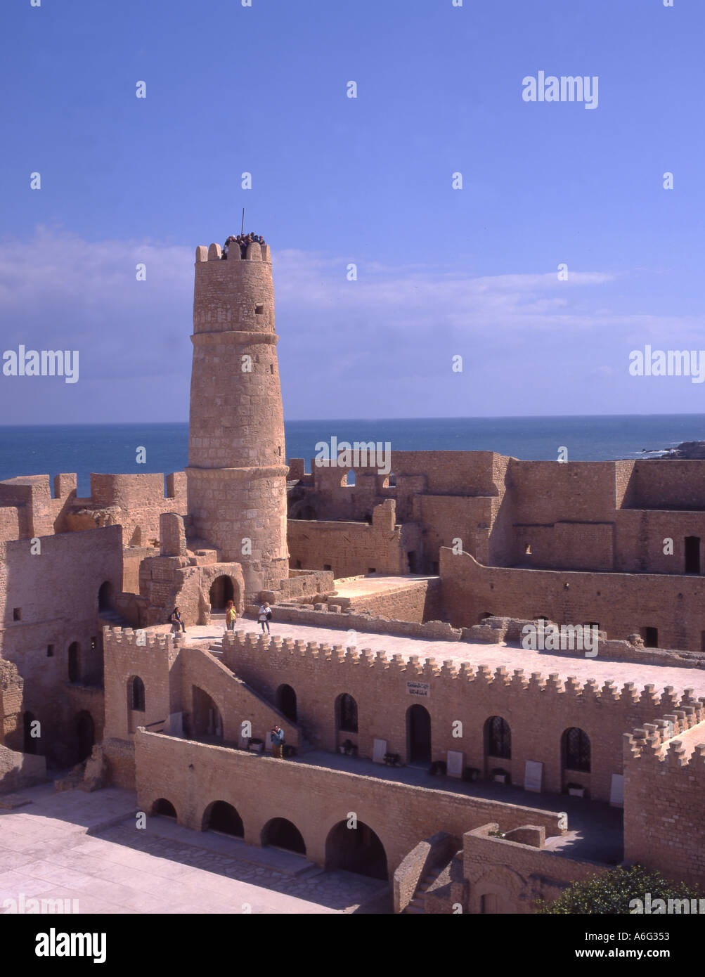 Tunisia Monastir fortress Stock Photo - Alamy