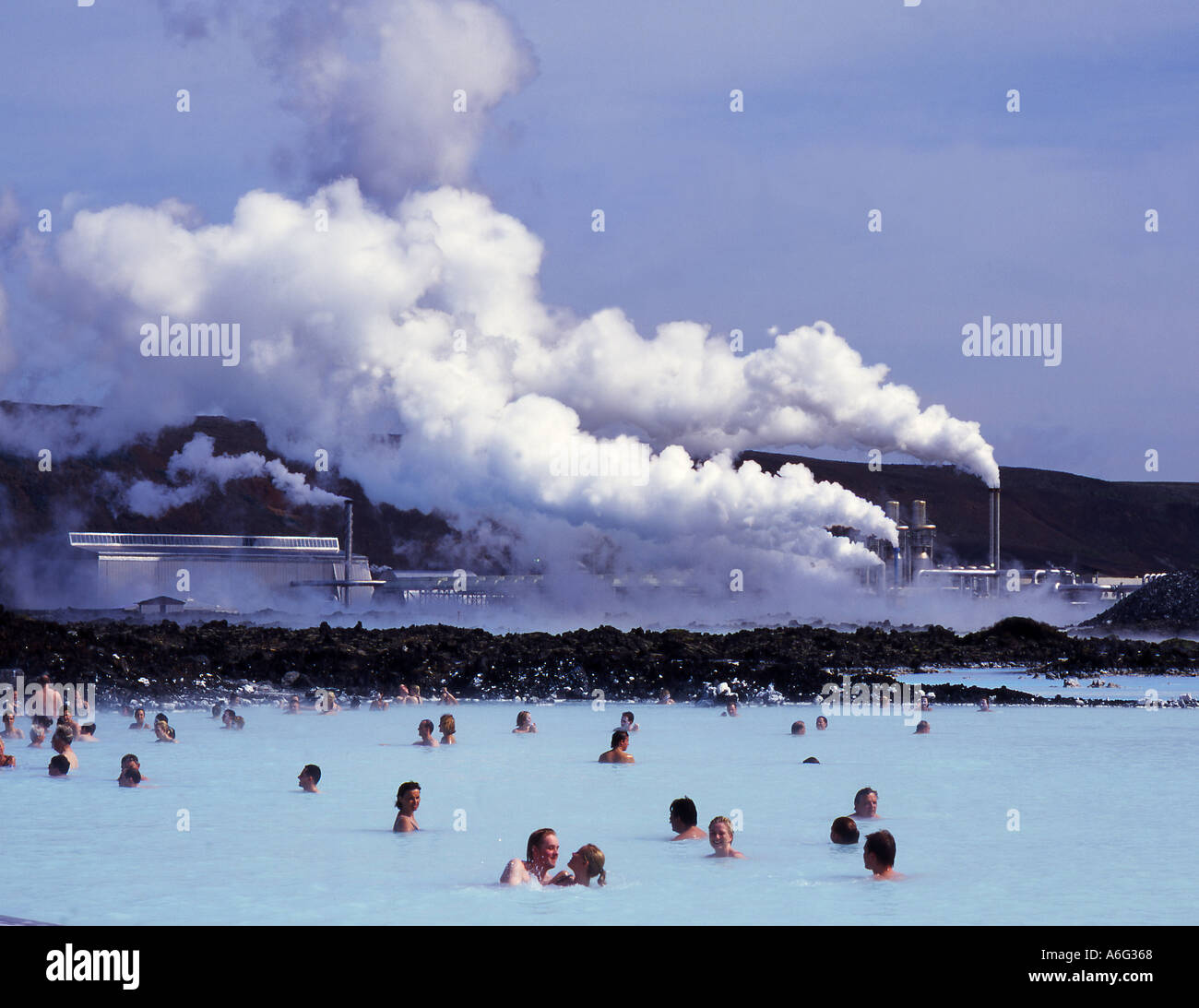 Iceland Reykjanes Peninsula Blue Lagoon Stock Photo - Alamy