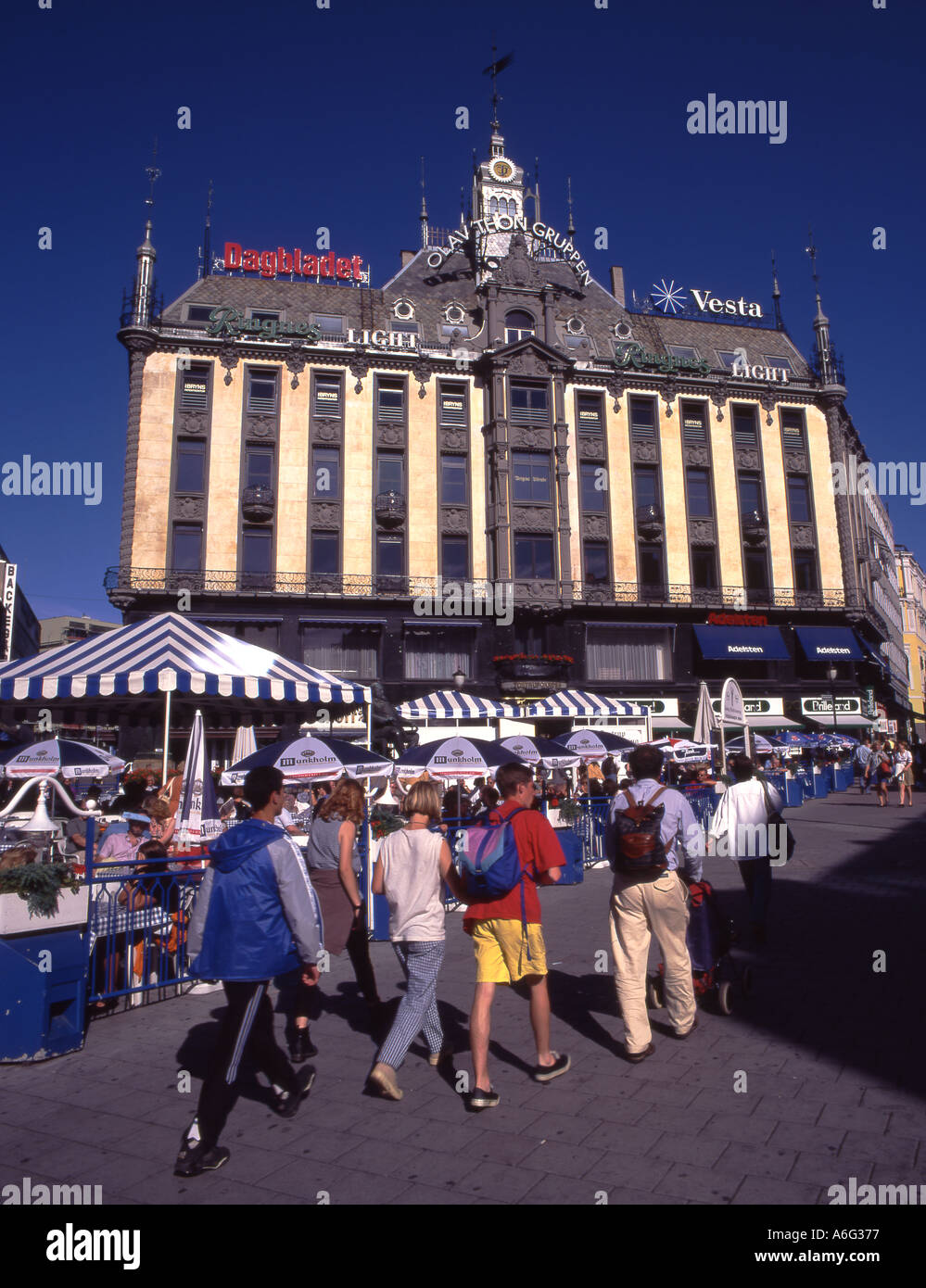 Norway Oslo Karl Johans Gate Stock Photo - Alamy
