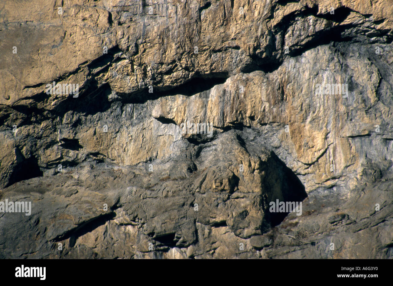 Abstract natural outdoors background image of granite stone cliff rock ...