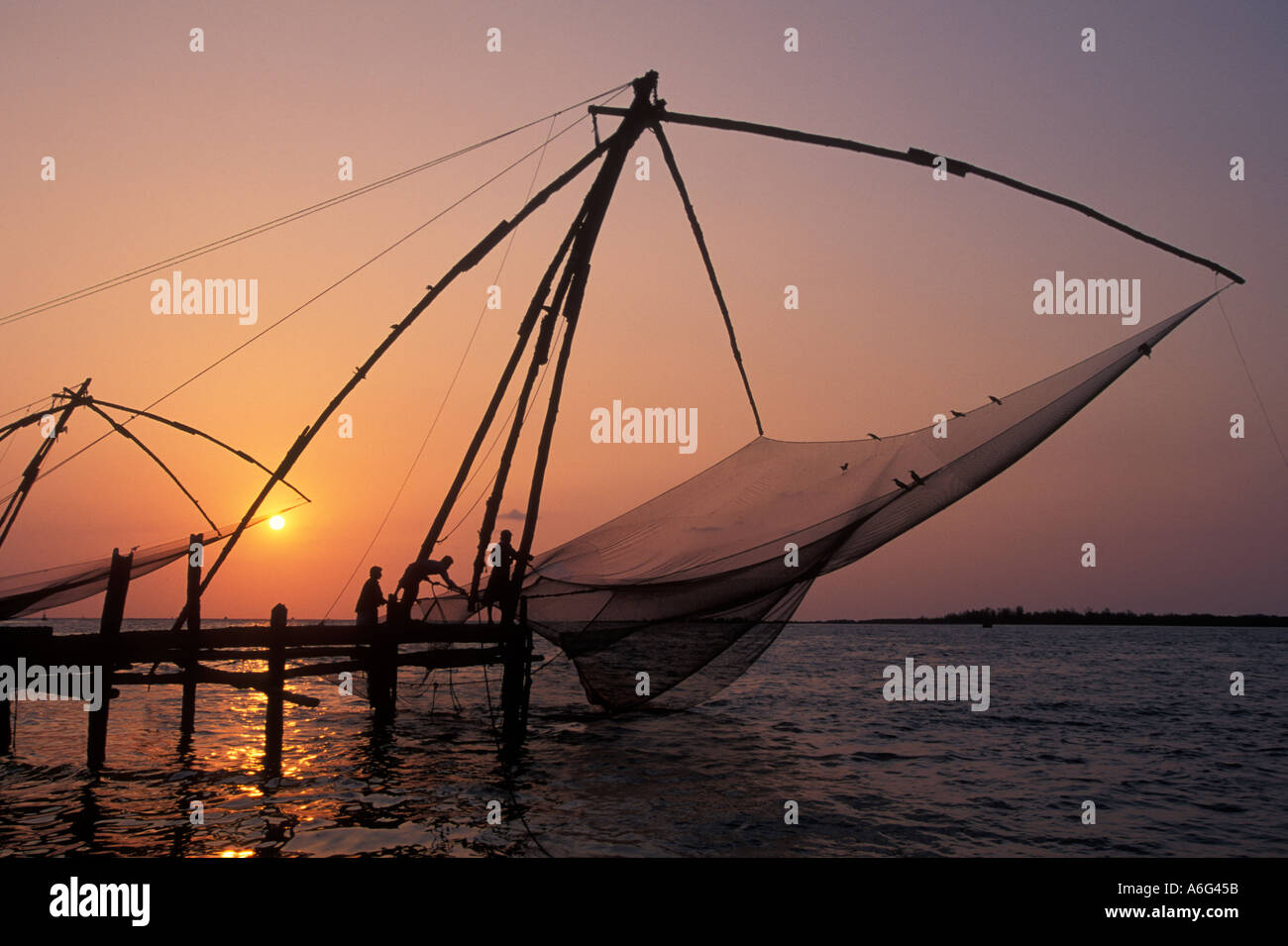 Fishing nets india hi-res stock photography and images - Alamy