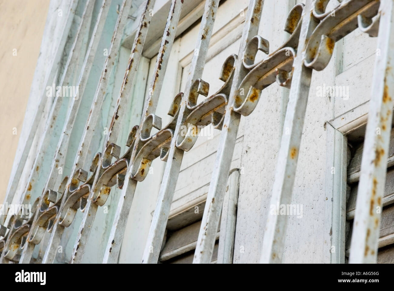 Ironwork door and shutters, Colonial Zone, Santo Domingo, Dominican ...