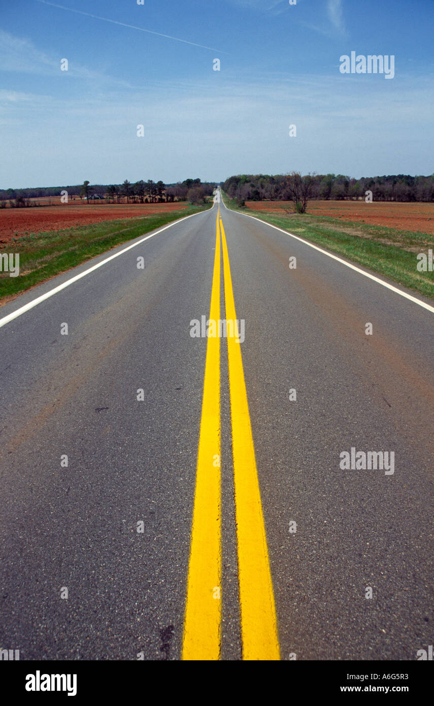 Two Sets Of Double Yellow Lines