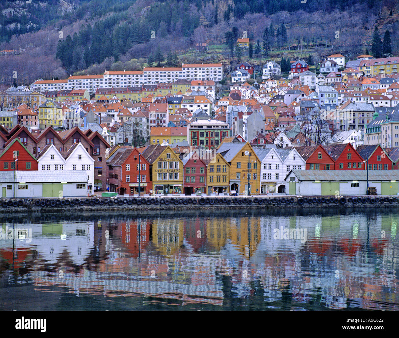 Bergen harbor Norway Stock Photo - Alamy