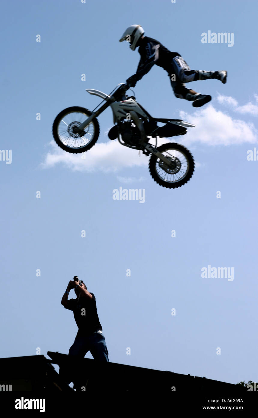 Moto cross FMX at the Sprite Urban Games 2004 Stock Photo - Alamy